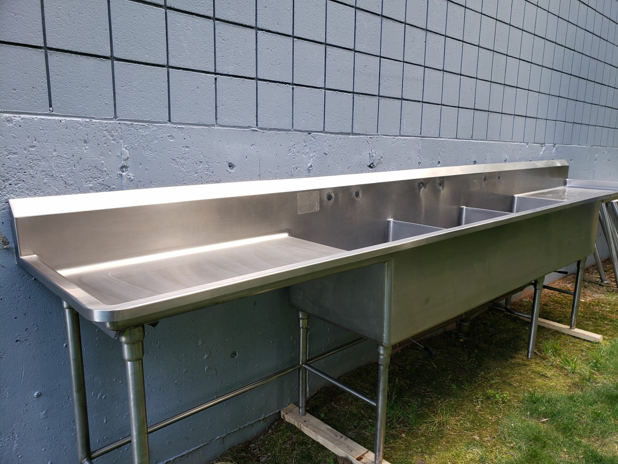 Used 3 Compartment Sink 28 X 174 United Restaurant Equipment Used 3 Compartment Sink 28 X 174 United Restaurant Equipment